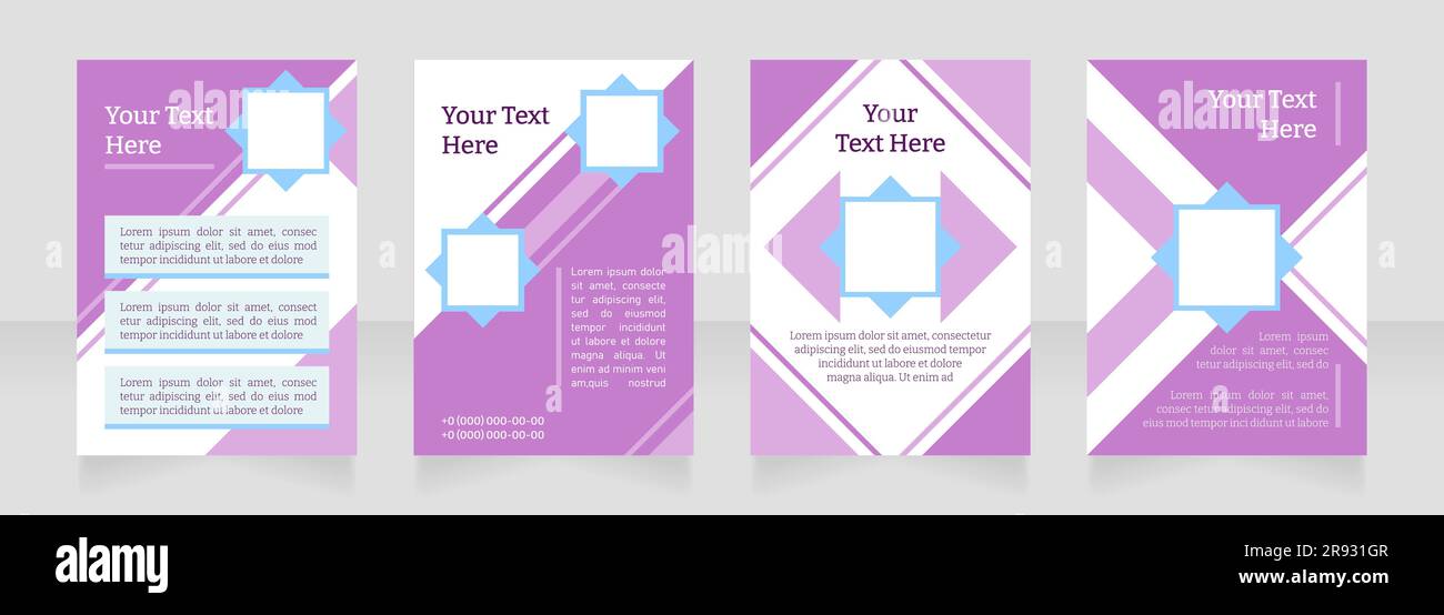 Brand awareness blank brochure layout design Stock Vector Image & Art ...