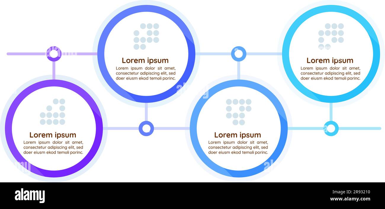 Health insurance benefits infographic chart design template Stock ...