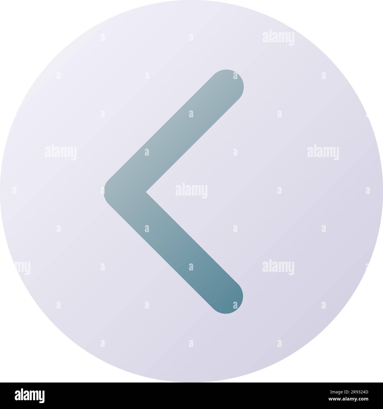 Left direction arrow pixel perfect flat gradient two-color ui icon Stock Vector Image & Art - Alamy