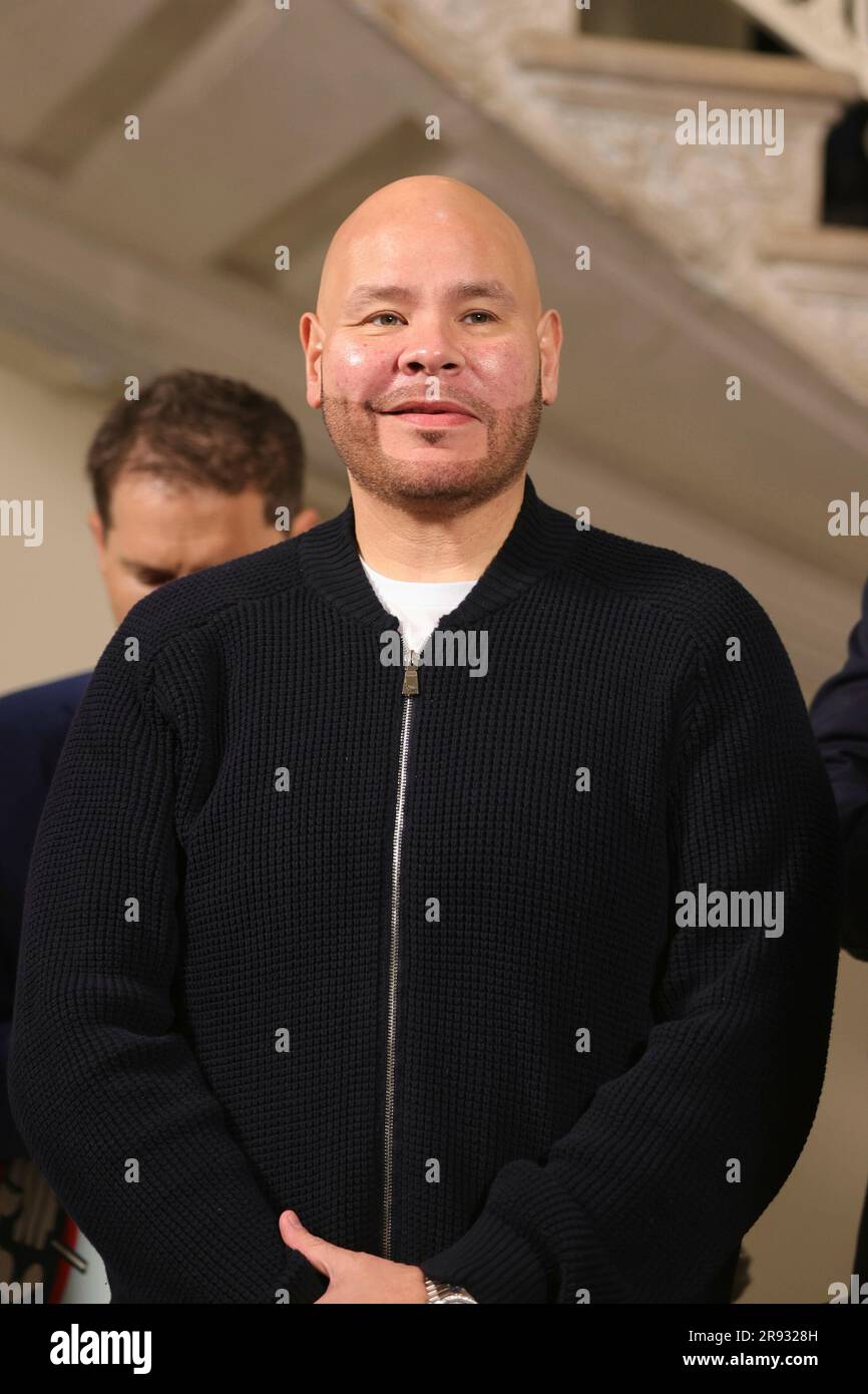 City Hall, New York, USA, June 23, 2023 - Fat Joe (Joseph Cartagena ...