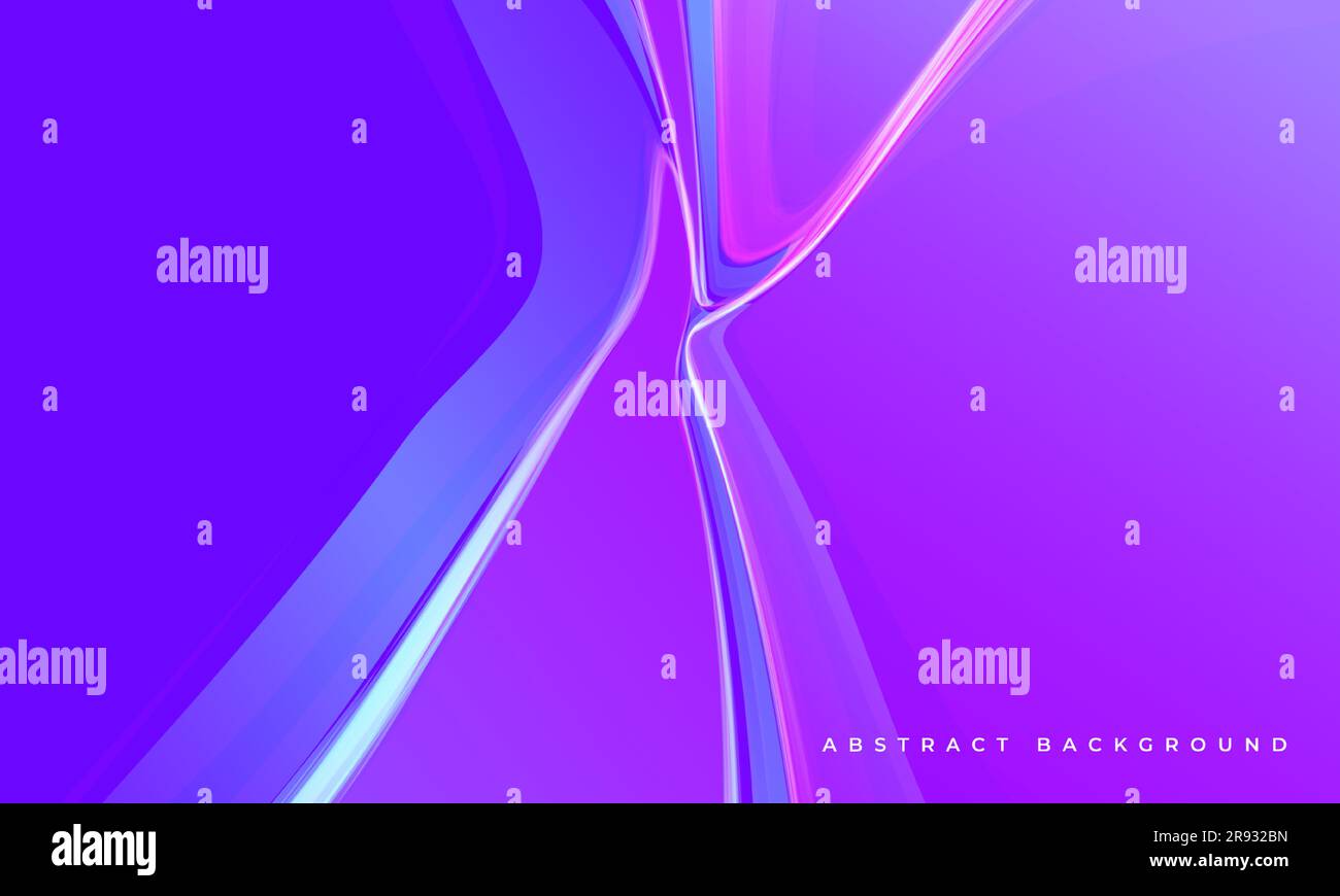 Bright trendy purple vector background with abstract shapes. Vector ...