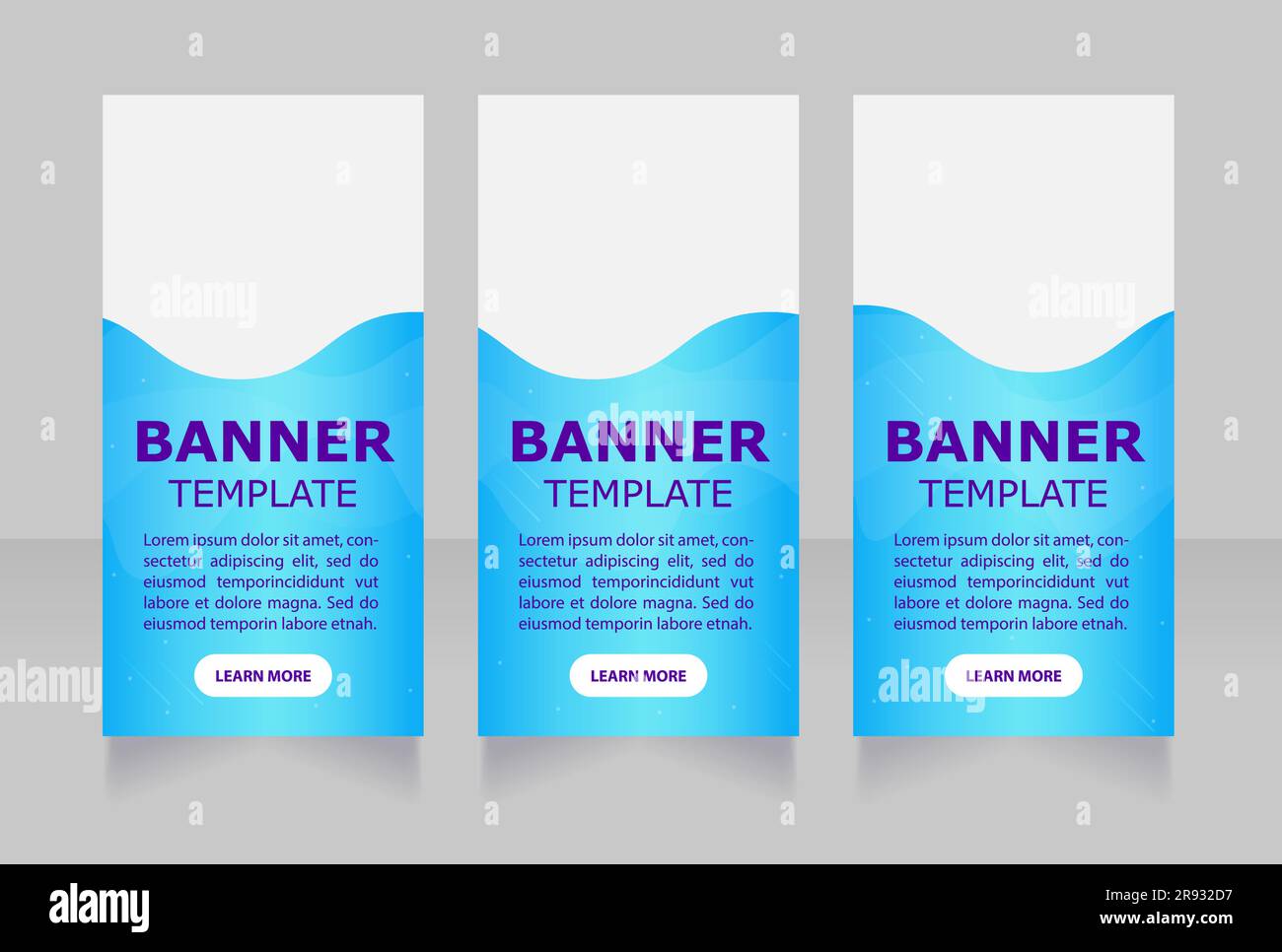 Market research analyst web banner design template Stock Vector Image ...