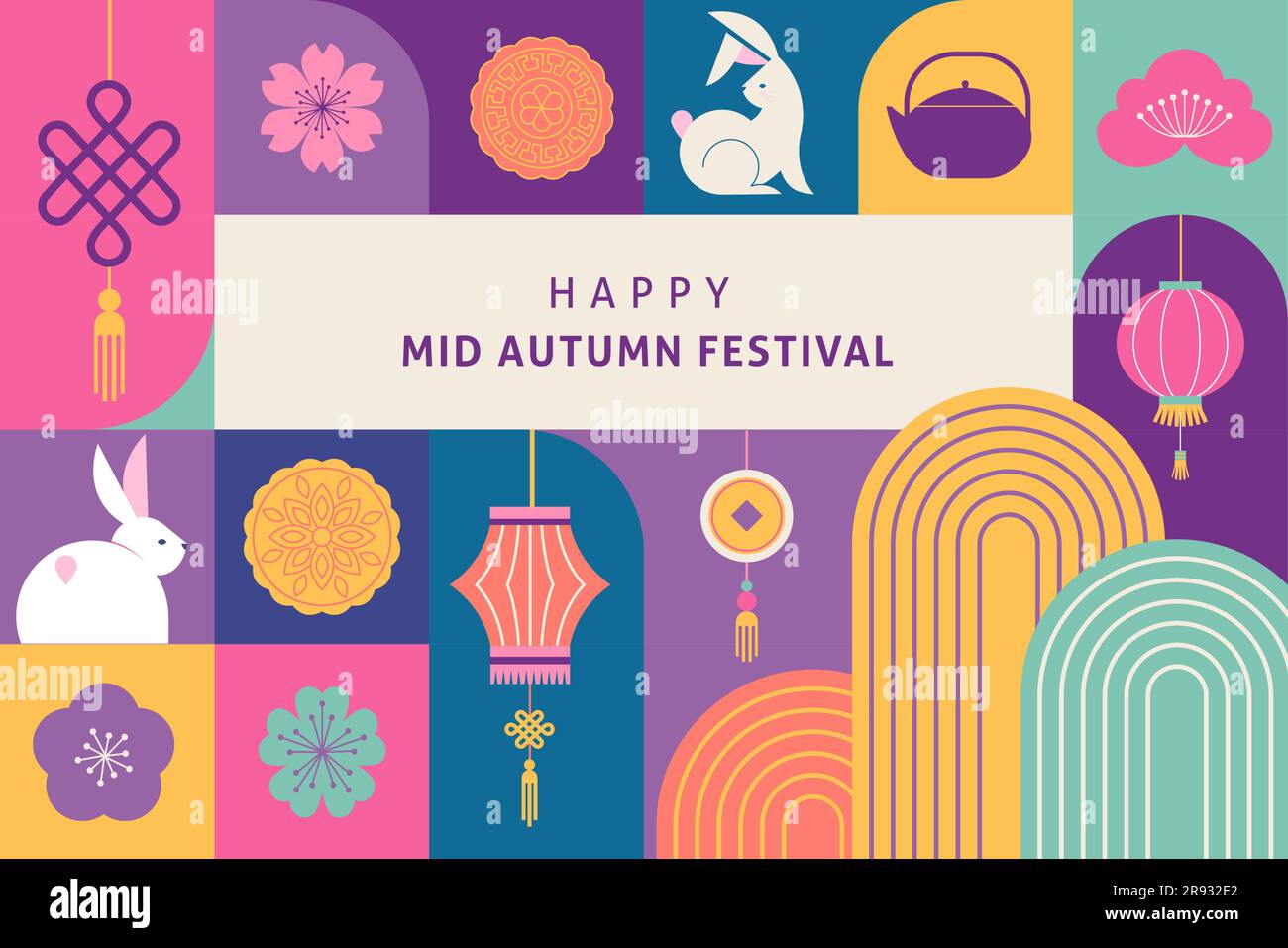 Korean Mid Autumn Festival - Chuseok. Mooncakes, bunnies rainbows and ...