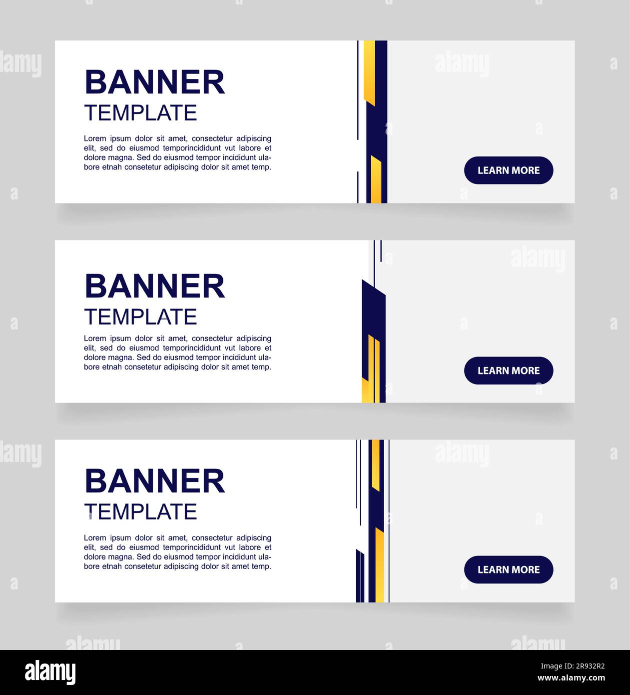 Stadium sporting event promo web banner design template Stock Vector ...