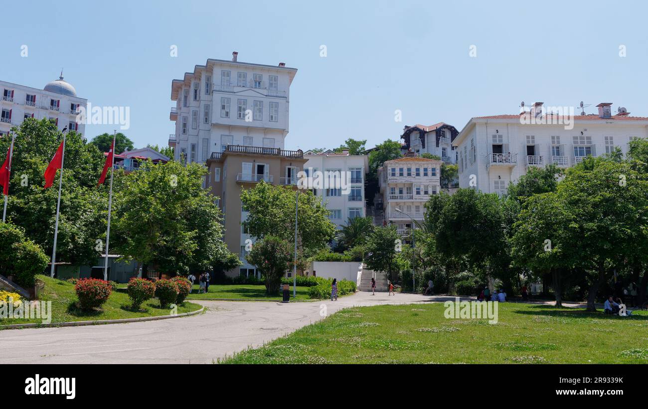 Properties in the town of Adalar on Büyükada Island, Princess Islands ...
