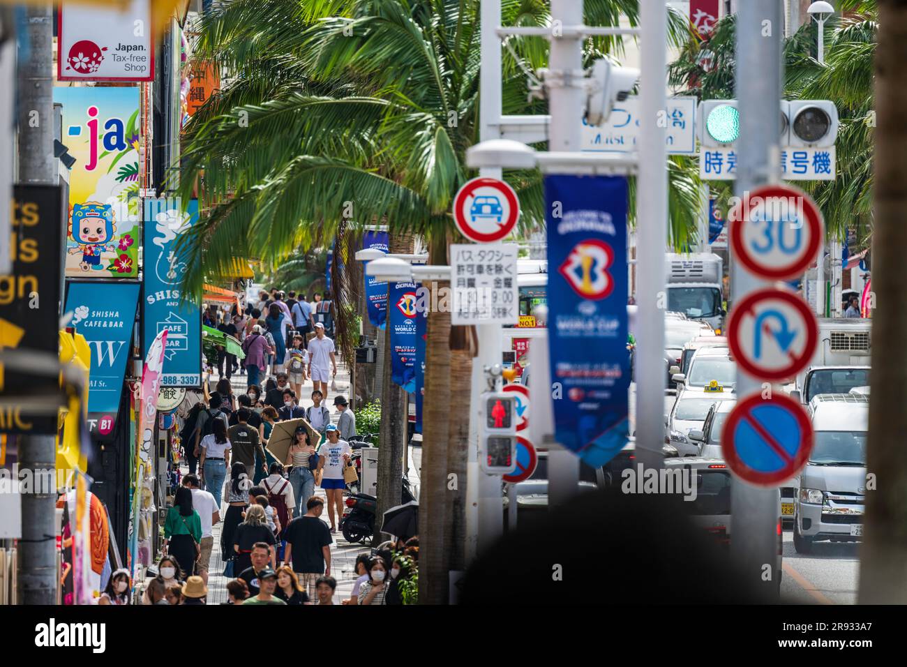 The popular Kokusai-dori Street in Naha, Okinawa Stock Photo - Alamy