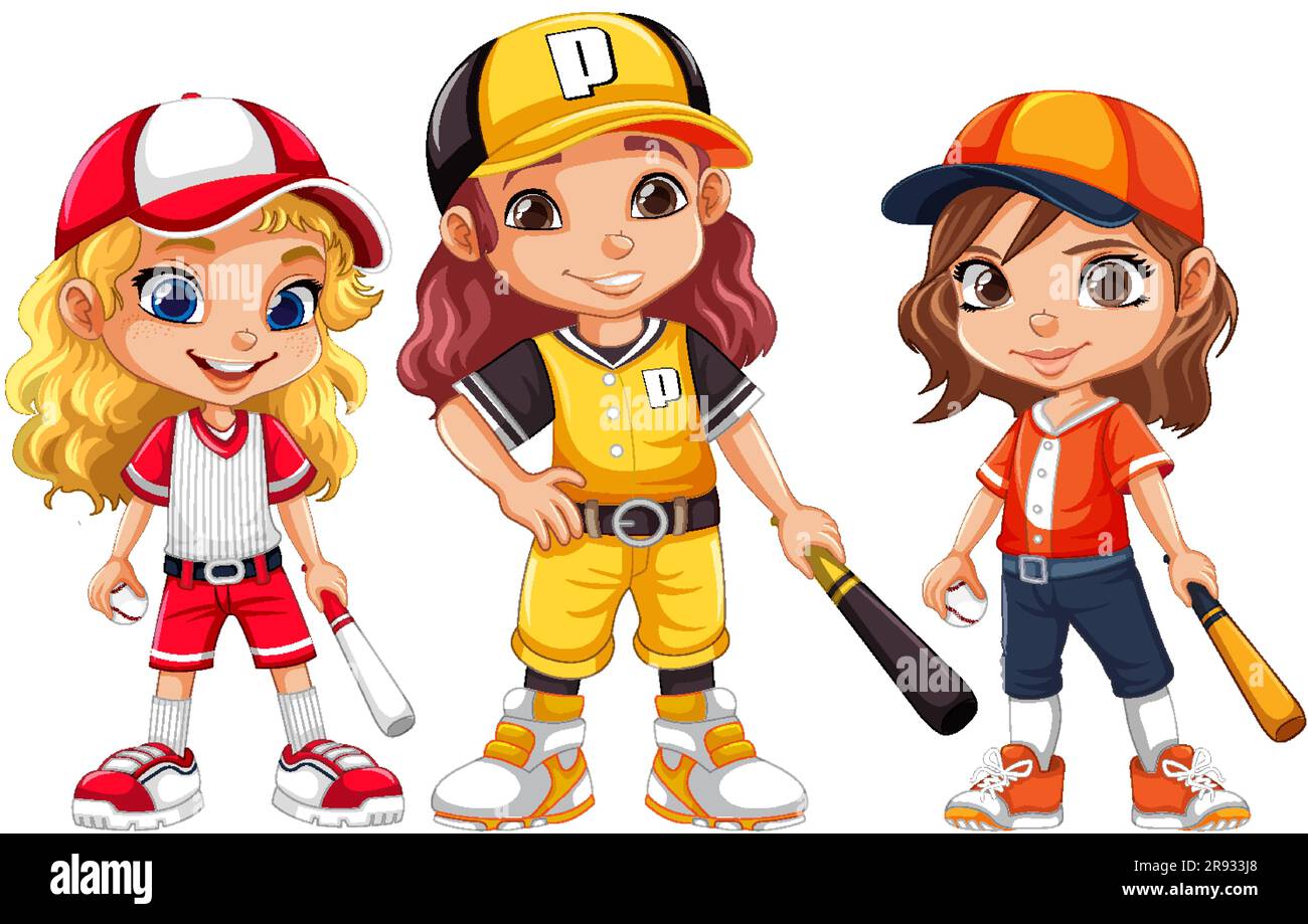 Baseball player cartoon character illustration Stock Vector Image & Art - Alamy
