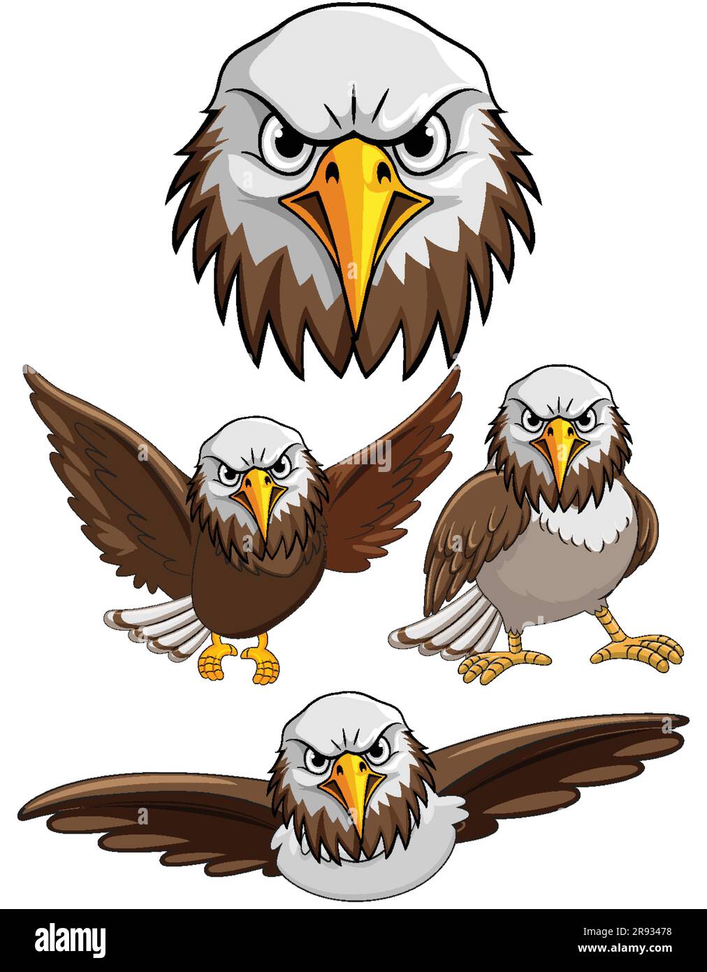 Eagle Cartoon Character