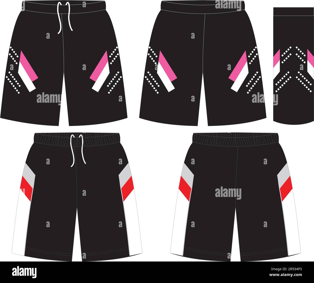 Basketball Shorts Mock ups templates Stock Vector Image & Art - Alamy