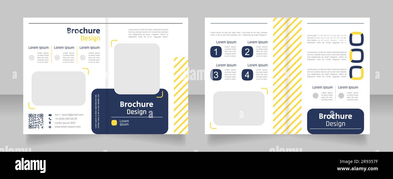 Engineering bifold brochure template design Stock Vector Image & Art ...