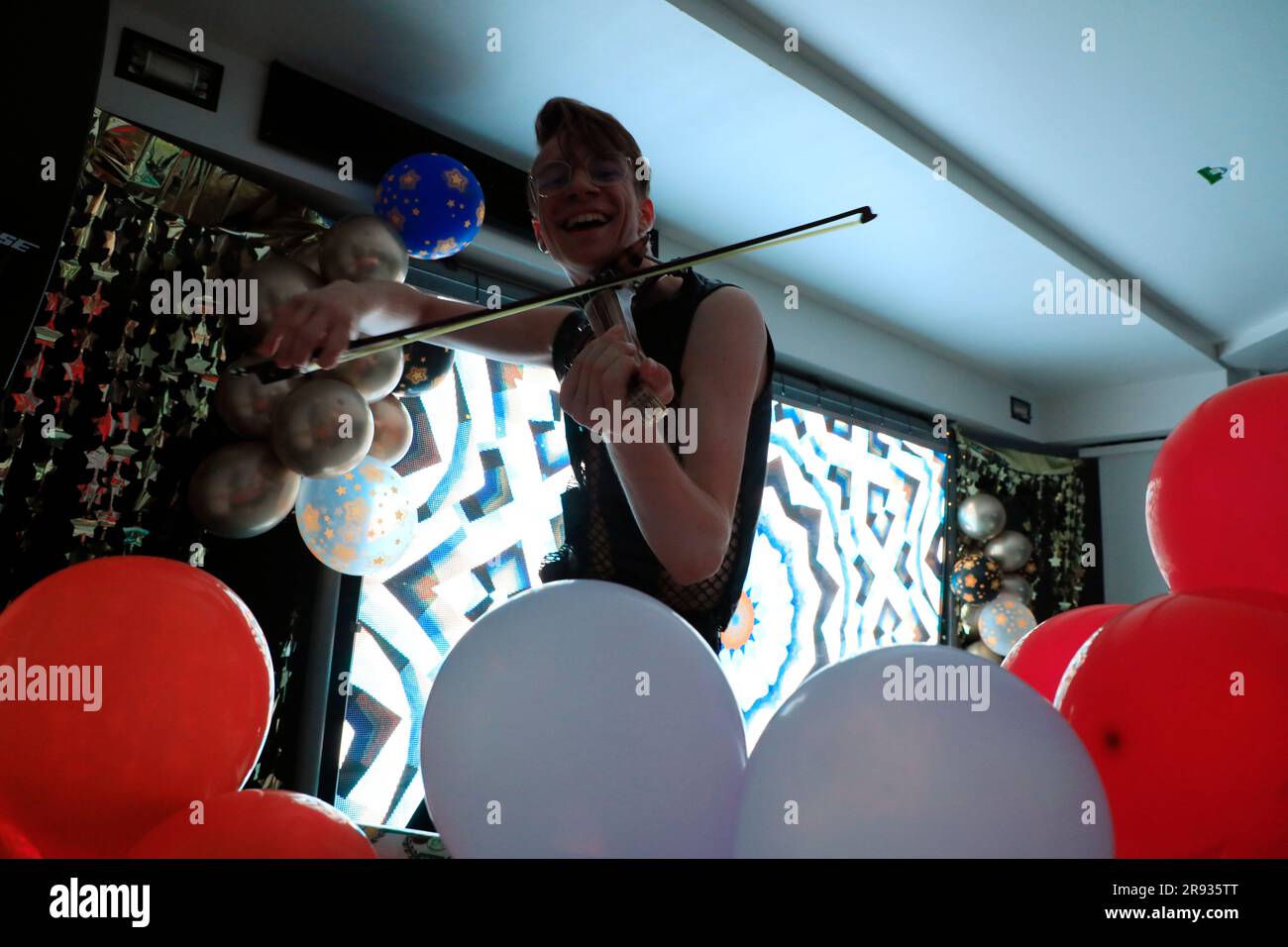 Palma, Spain. 24th June, 2023. The Dodanno plays at a show at a gay ...
