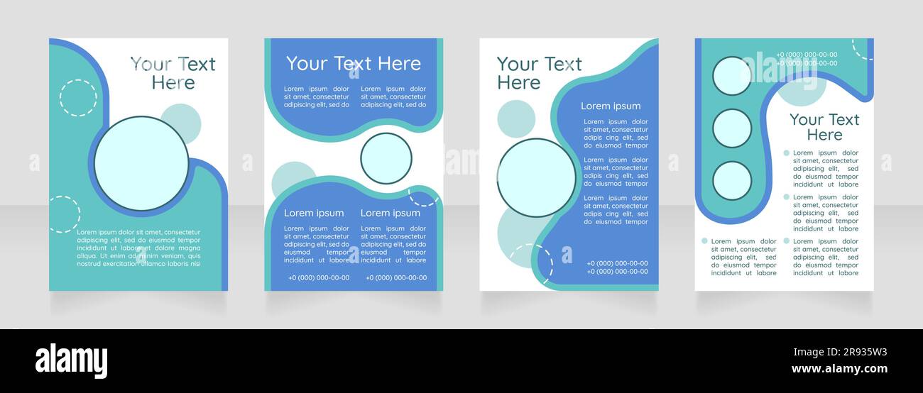 Company presentation blank brochure layout design Stock Vector Image ...