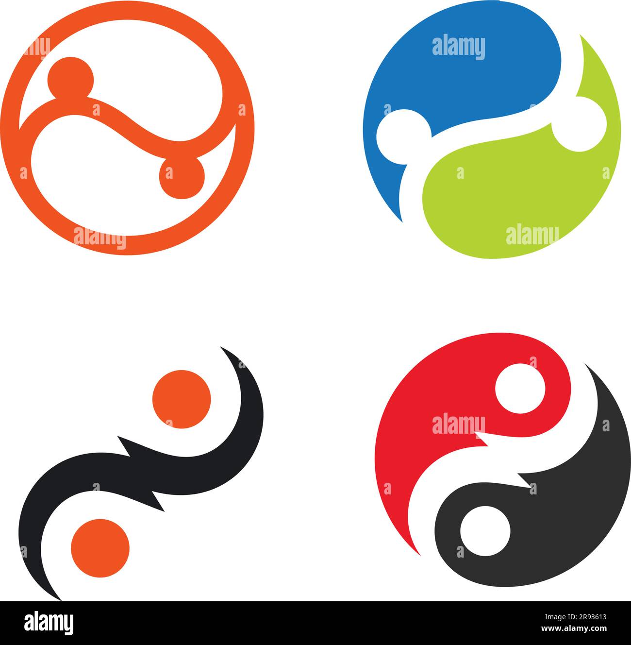 Tao circle logo hi-res stock photography and images - Alamy