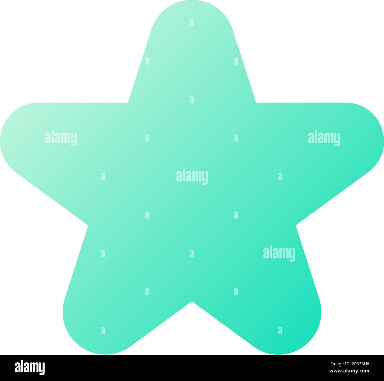 Star pixel perfect flat gradient two-color ui icon Stock Vector Image ...