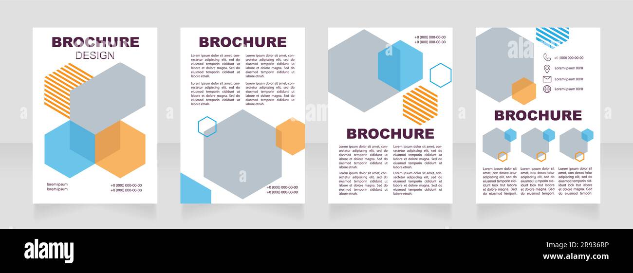 Health organization blank brochure design Stock Vector Image & Art - Alamy