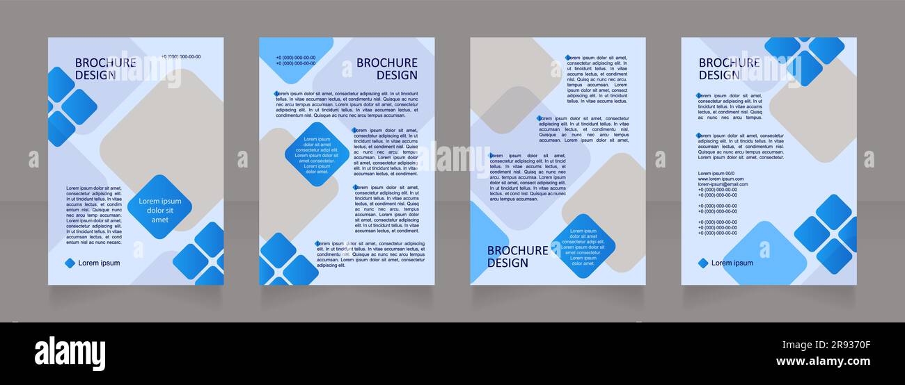 Loans for personal needs blank brochure layout design Stock Vector ...