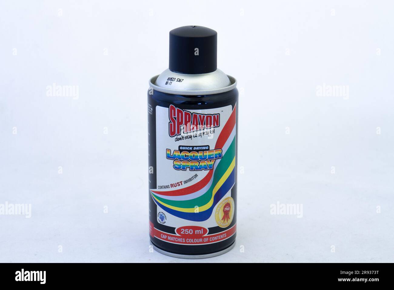 Johannesburg, South Africa - a can of Sprayon spray paint isolated on a ...