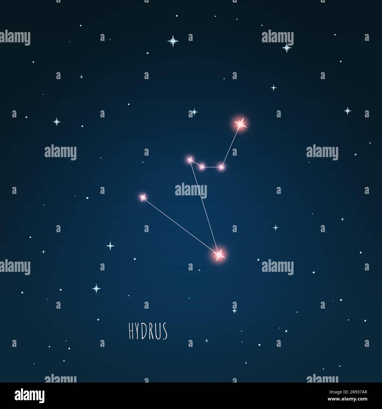 Hydrus constellation hi-res stock photography and images - Alamy