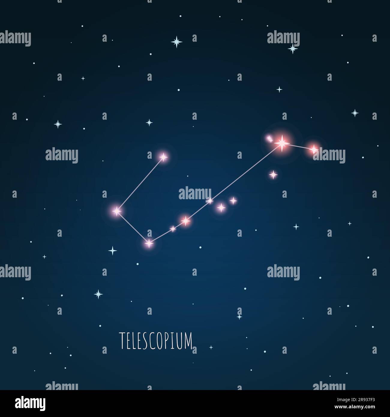 Starry sky silhouette Stock Vector Images - Alamy