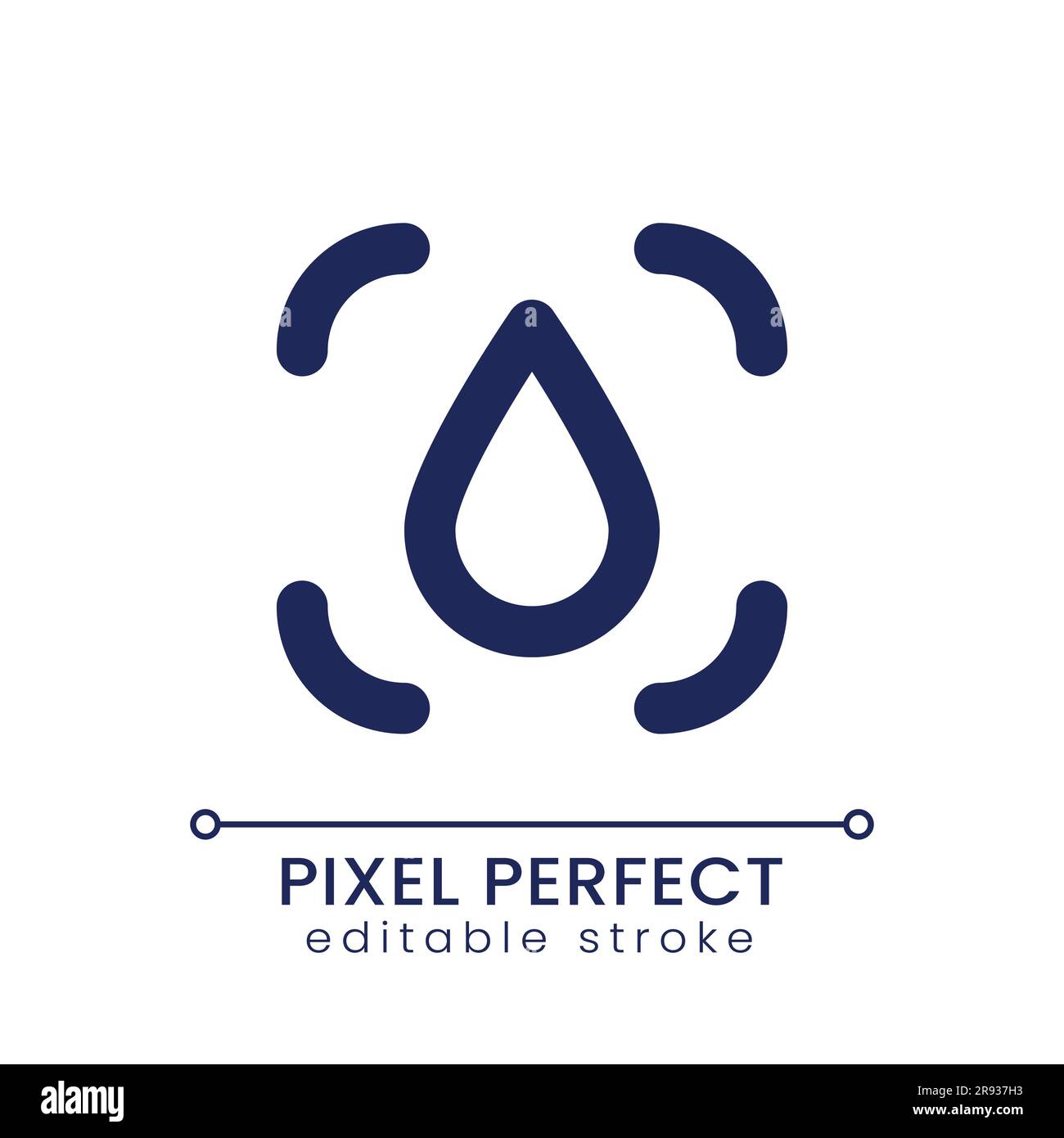 Blur transition pixel perfect linear ui icon Stock Vector Image & Art - Alamy