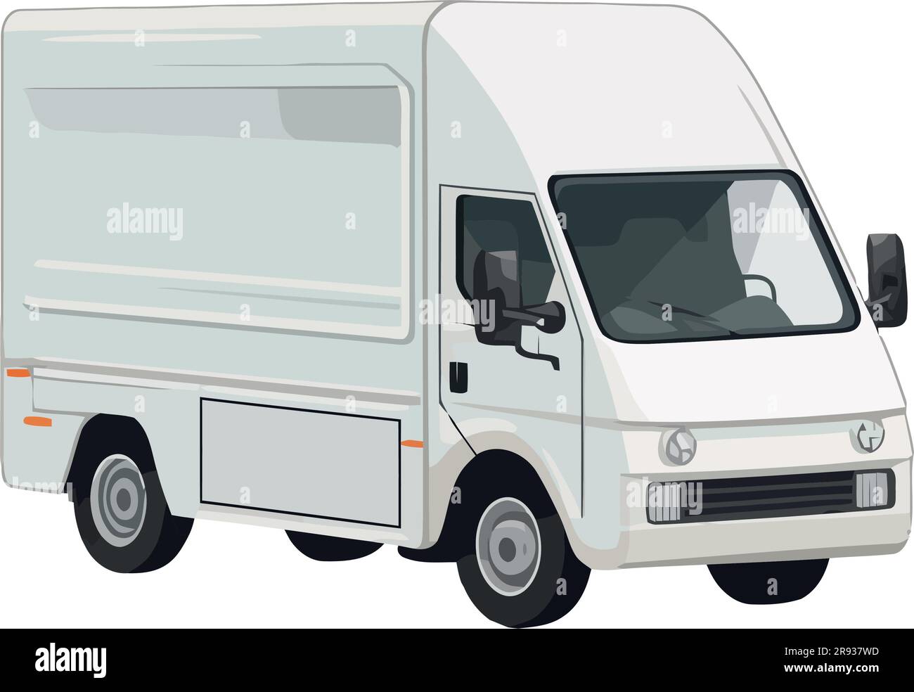 Driving pick up truck side view Stock Vector Images - Alamy