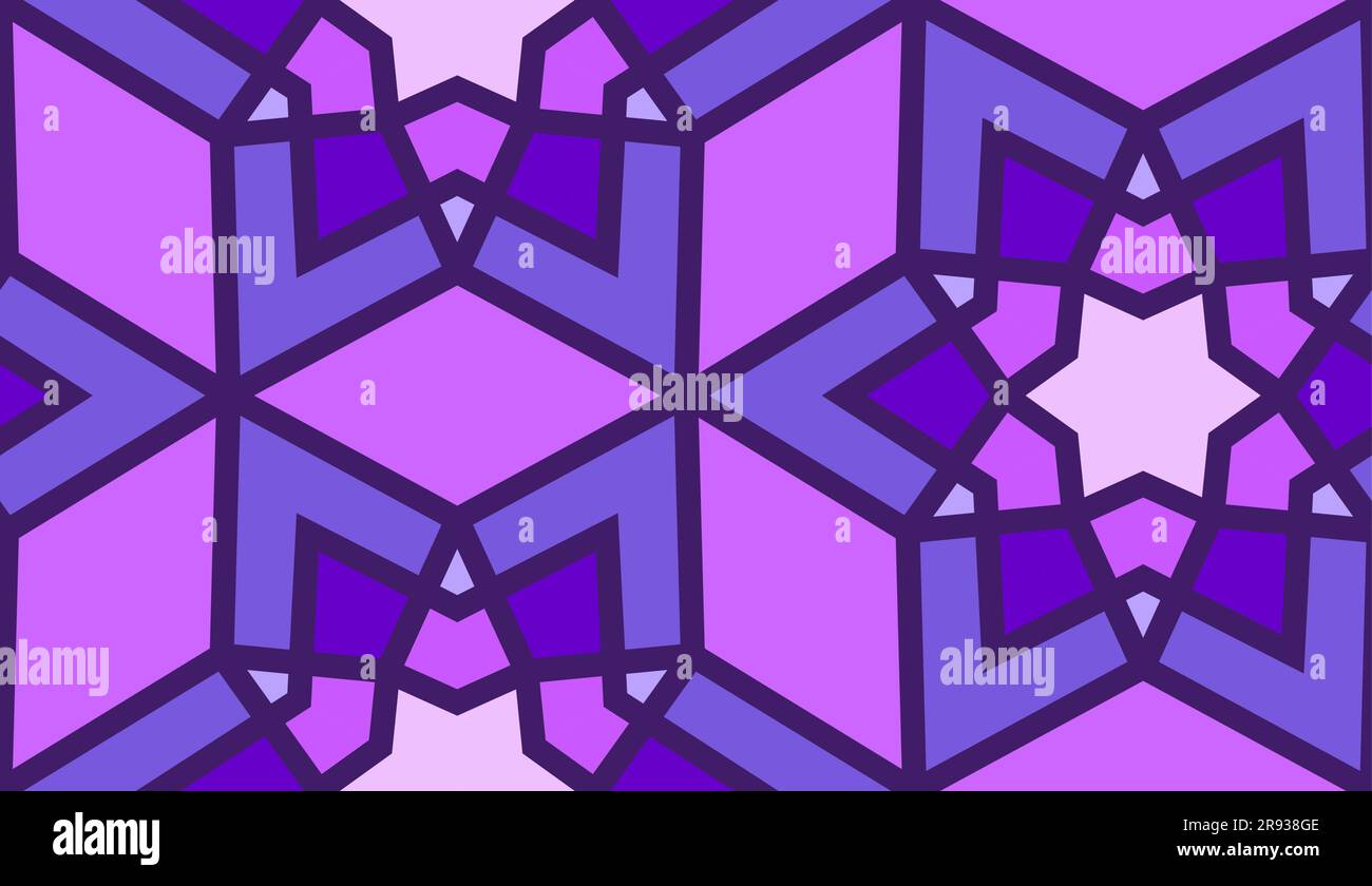 Arabic seamless girih pattern with classic islamic culture ornament ...