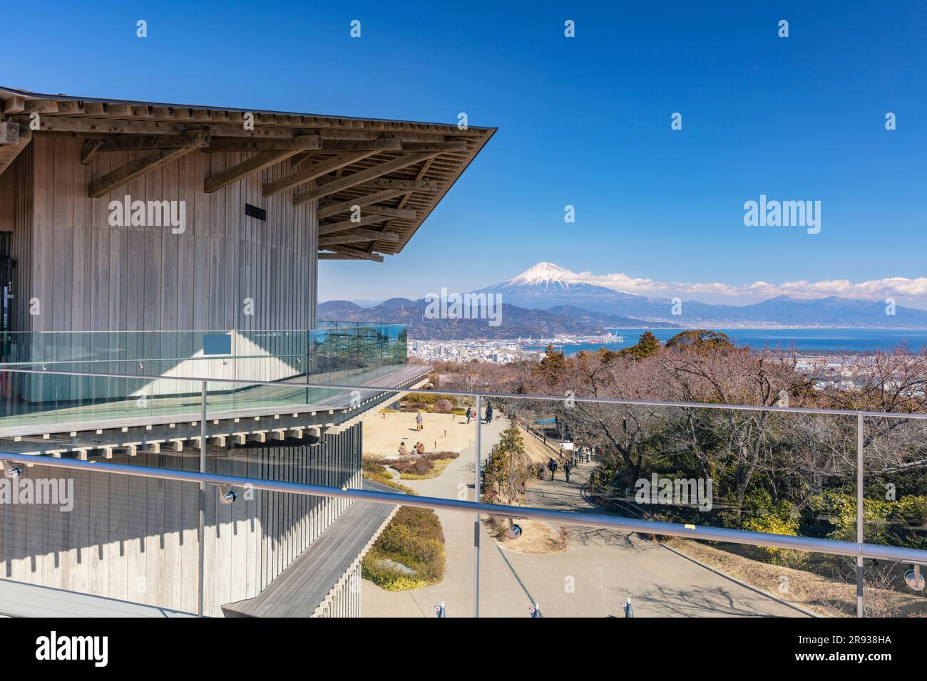 Nihondaira Yume Terrace and Mt Stock Photo - Alamy