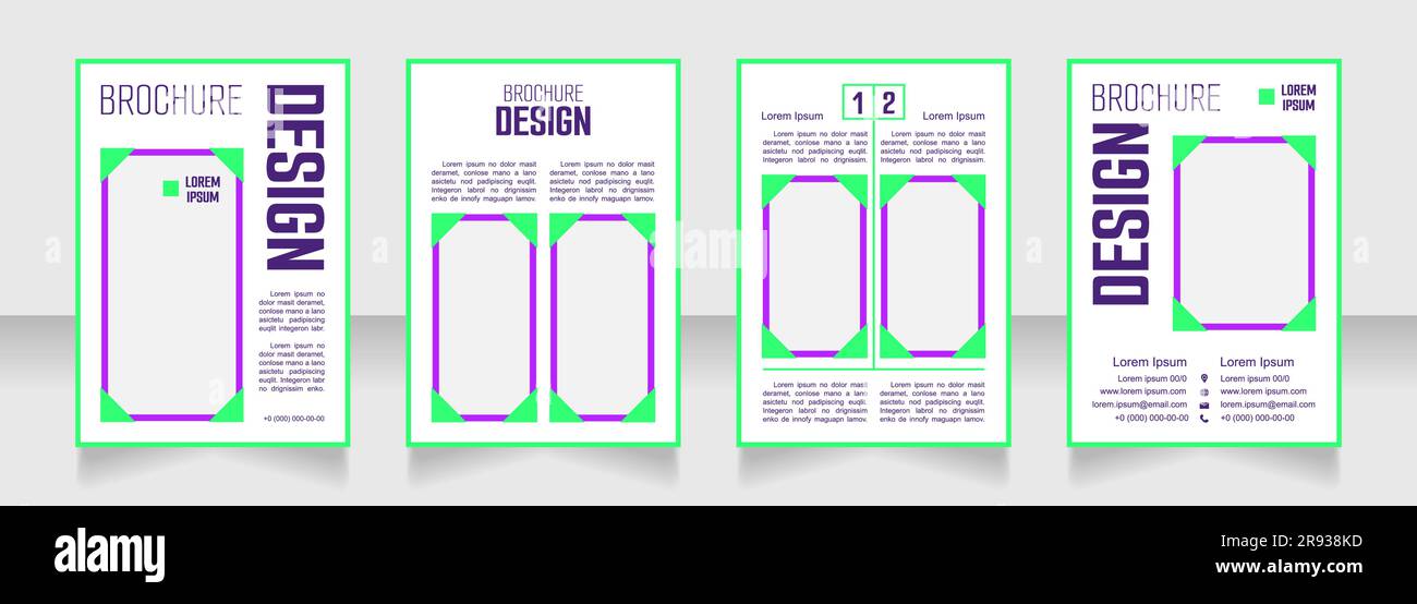 Photography course blank brochure design Stock Vector Image & Art - Alamy