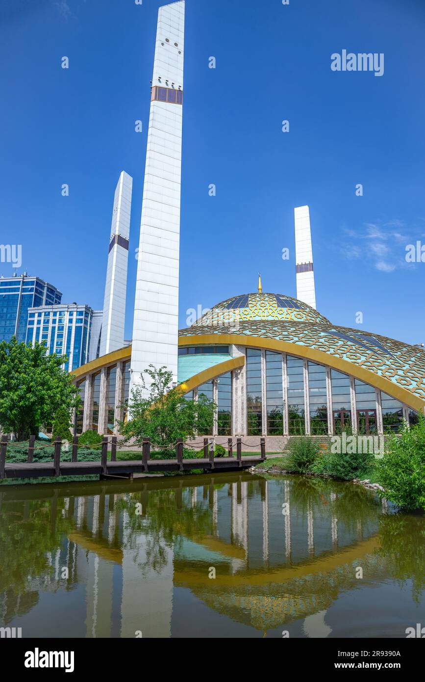 ARGUN, RUSSIA - JUNE 14, 2023: Mother's Heart Mosque on a summer ...