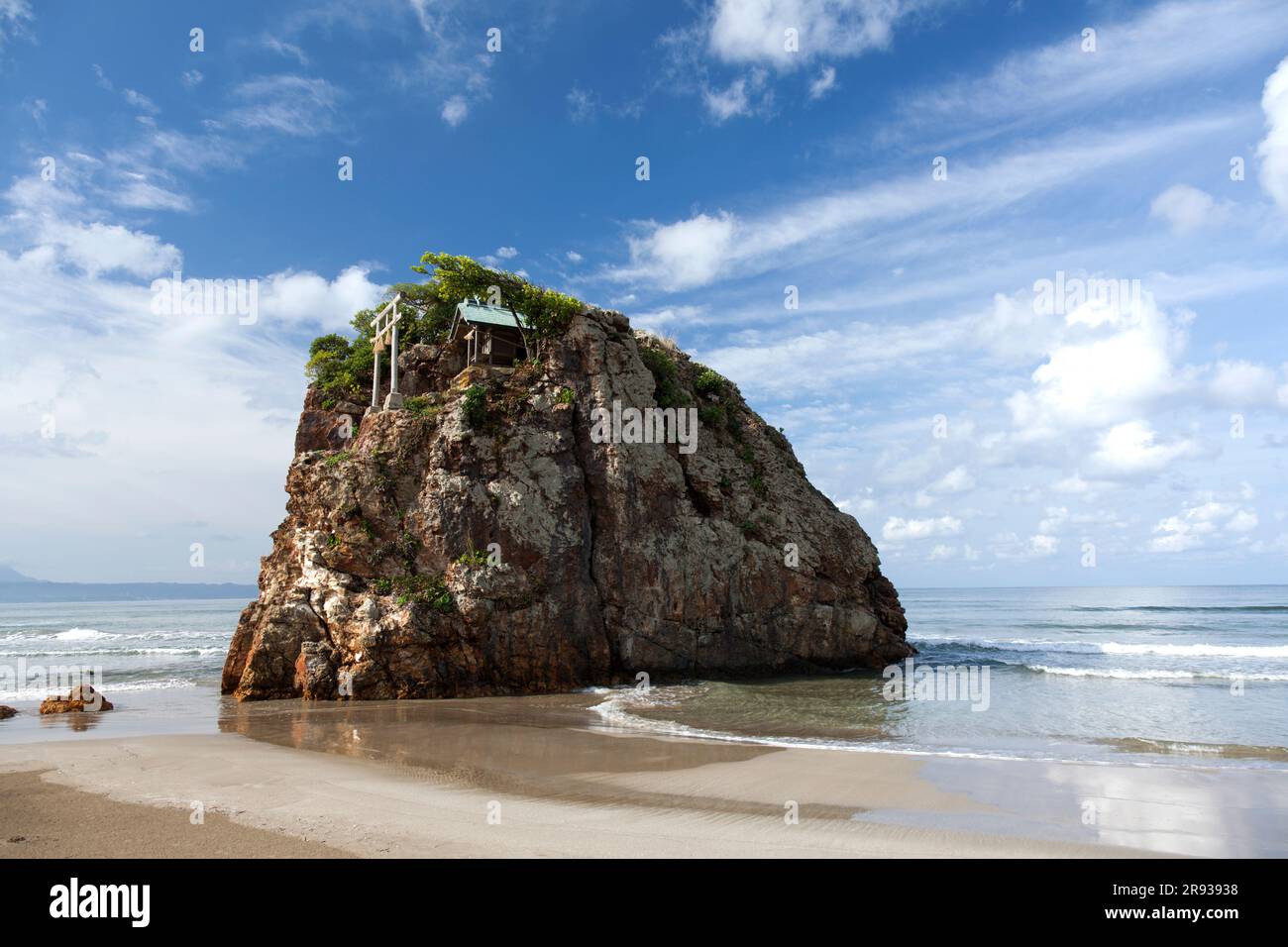 Inasa beach and Bentenjima Stock Photo - Alamy