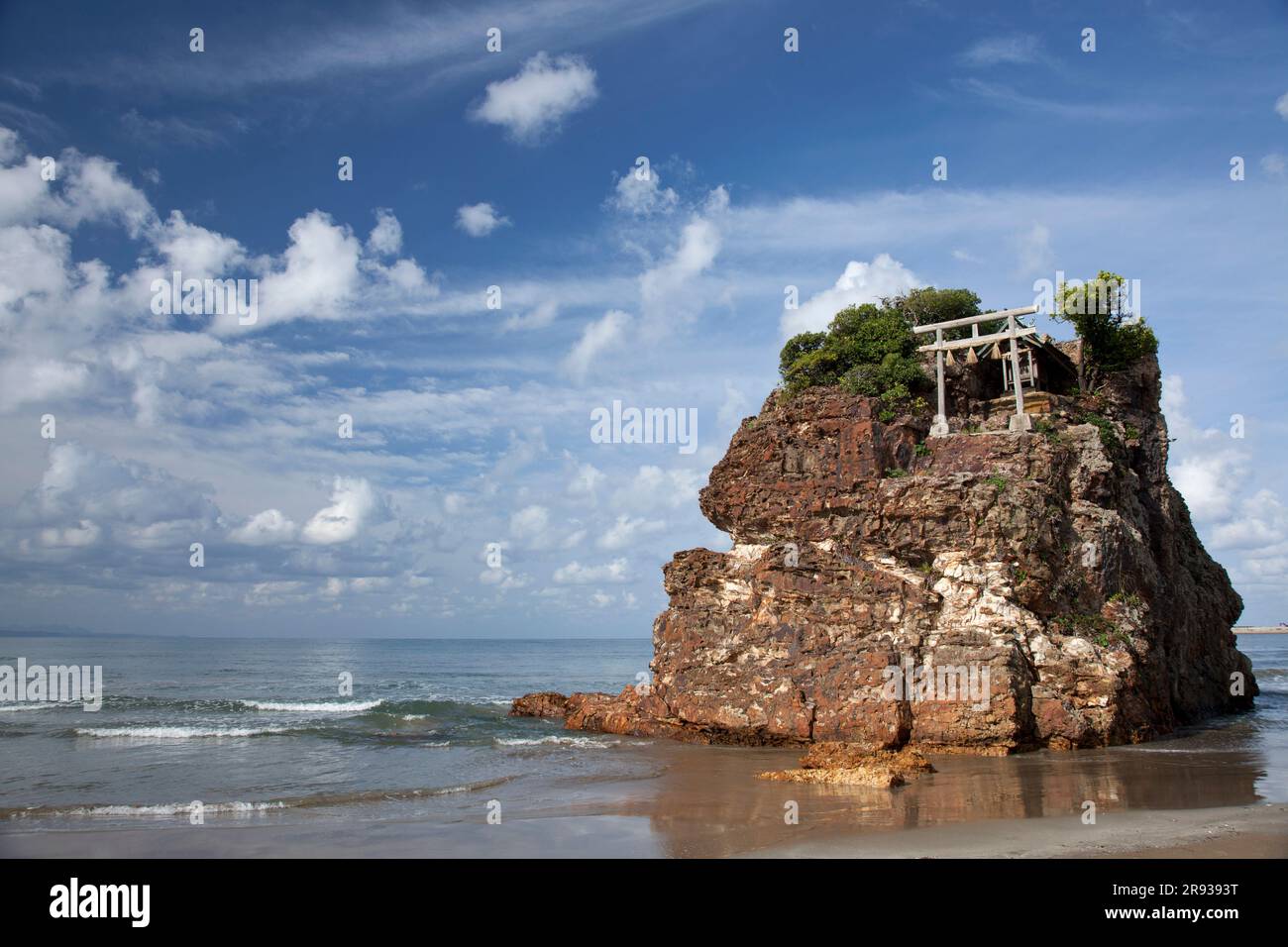 Inasa beach and Bentenjima Stock Photo - Alamy