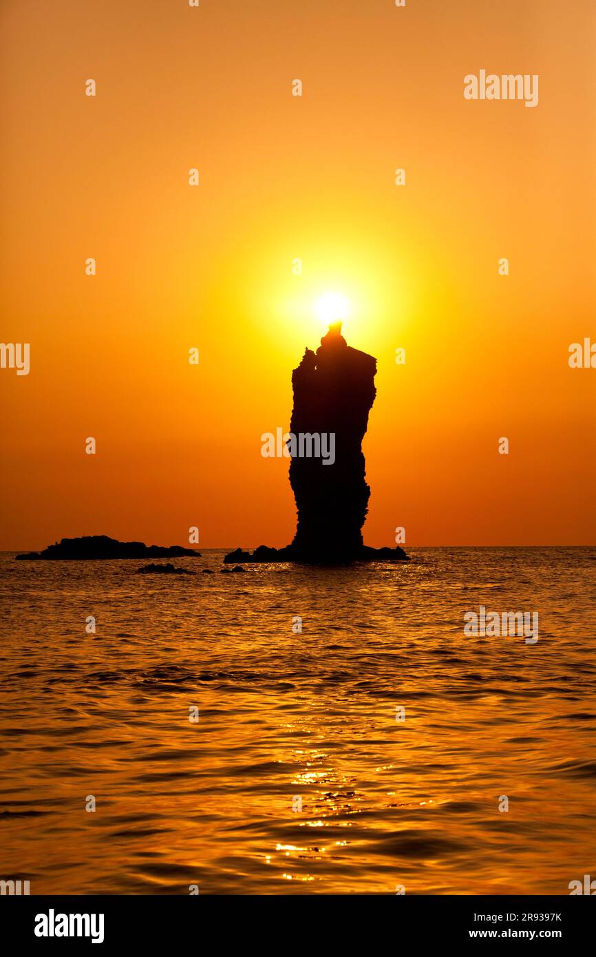 Candle Island and the sunset Stock Photo - Alamy