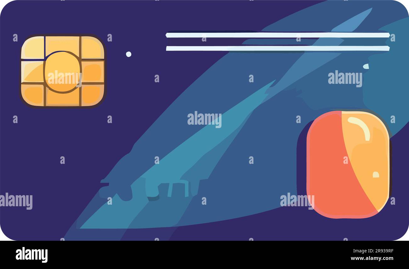 Modern blue credit card gold hi-res stock photography and images - Alamy