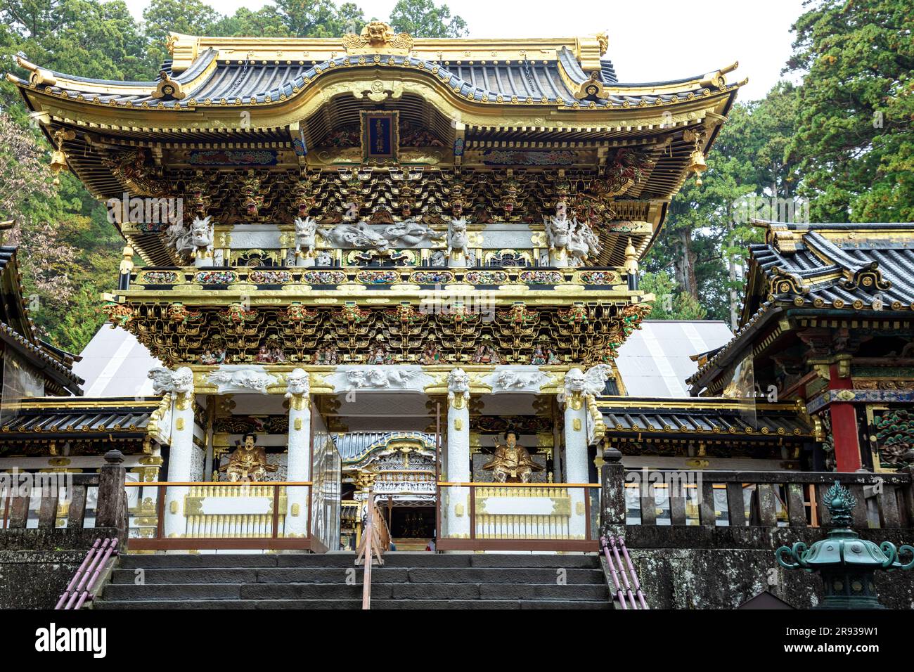 Yomeimon Gate of the Nikko Toshogu Shrine Stock Photo - Alamy