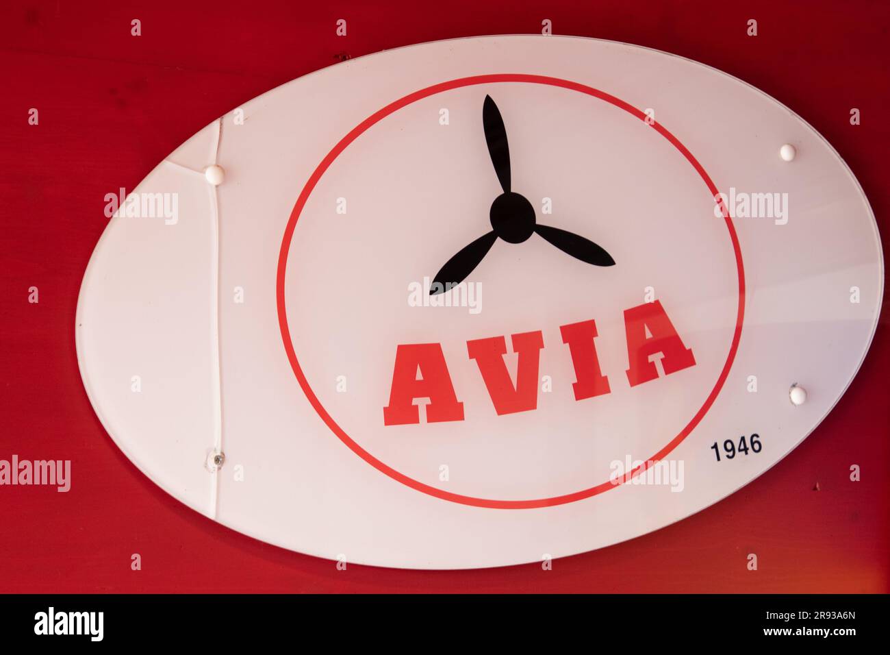 Bordeaux , Aquitaine France - 06 16 2023 : Avia 1946 logo text and ...