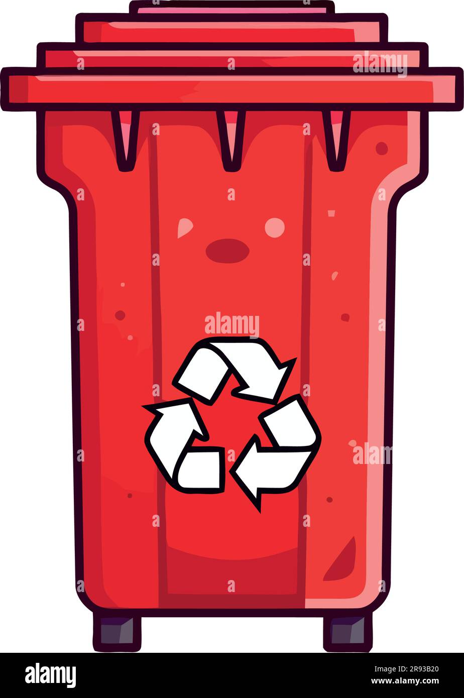 Recycling Bin Clip Art Ideas Cartoon Recycling Bin Stock Illustrations