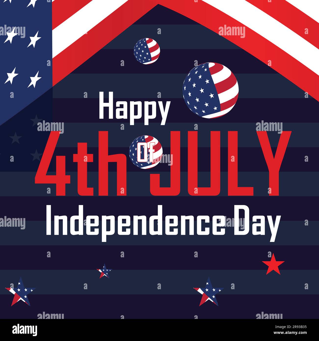 Happy 4th of July. Fourth July Independence Day USA. Independence Day ...
