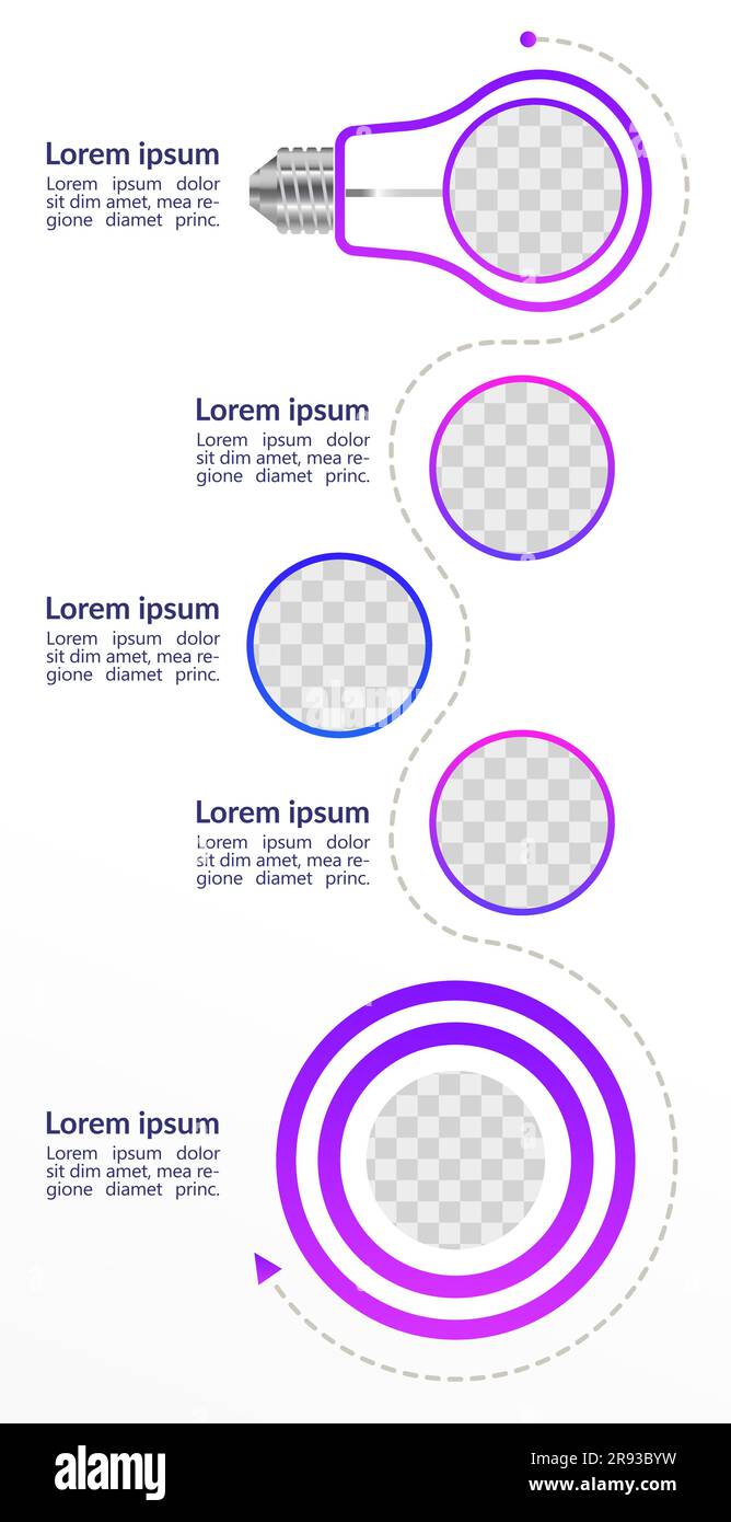 Product improvement infographic chart design template Stock Vector ...