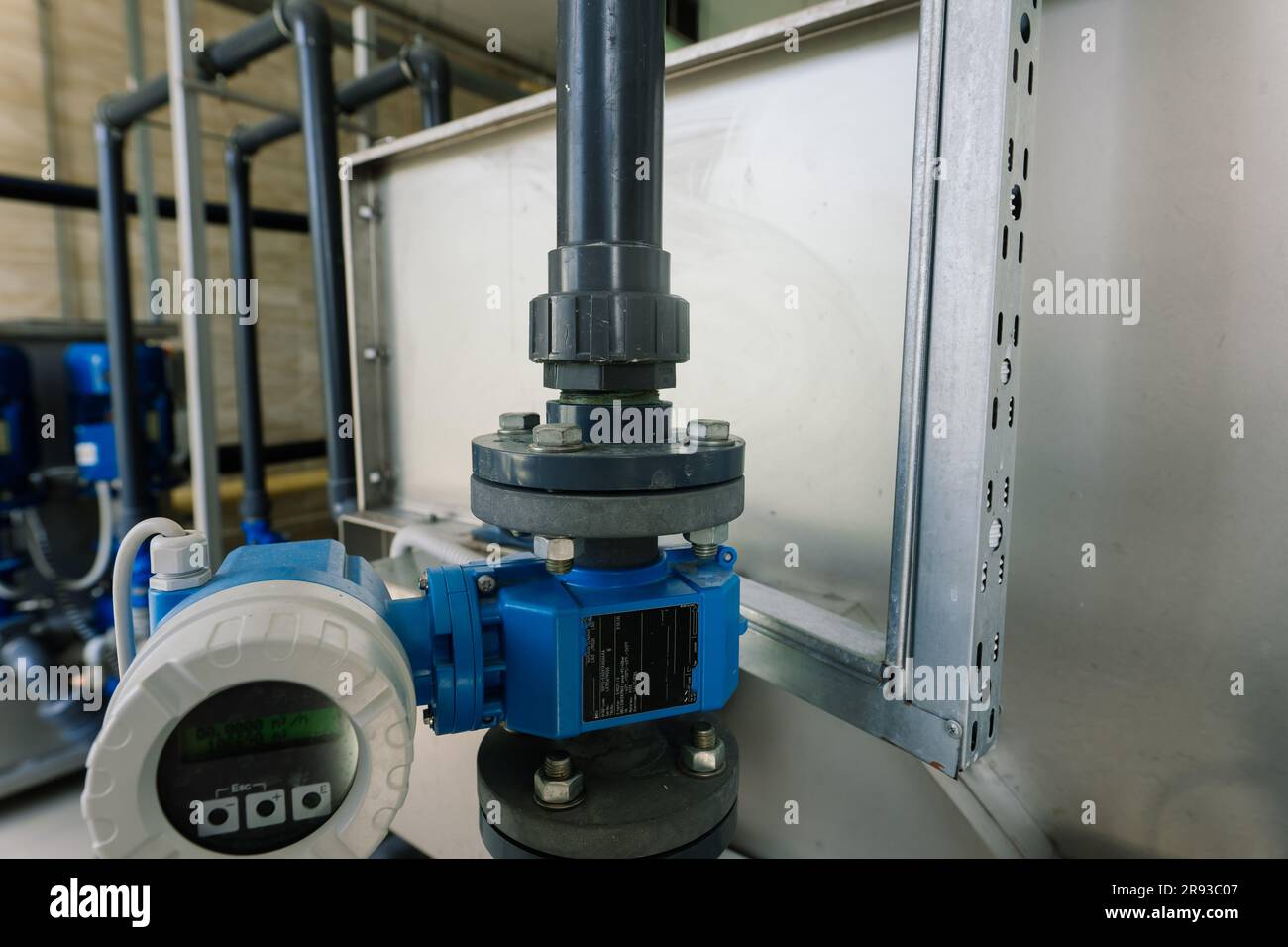 New boiler station, boiler room, engine room. Technical equipment Stock ...