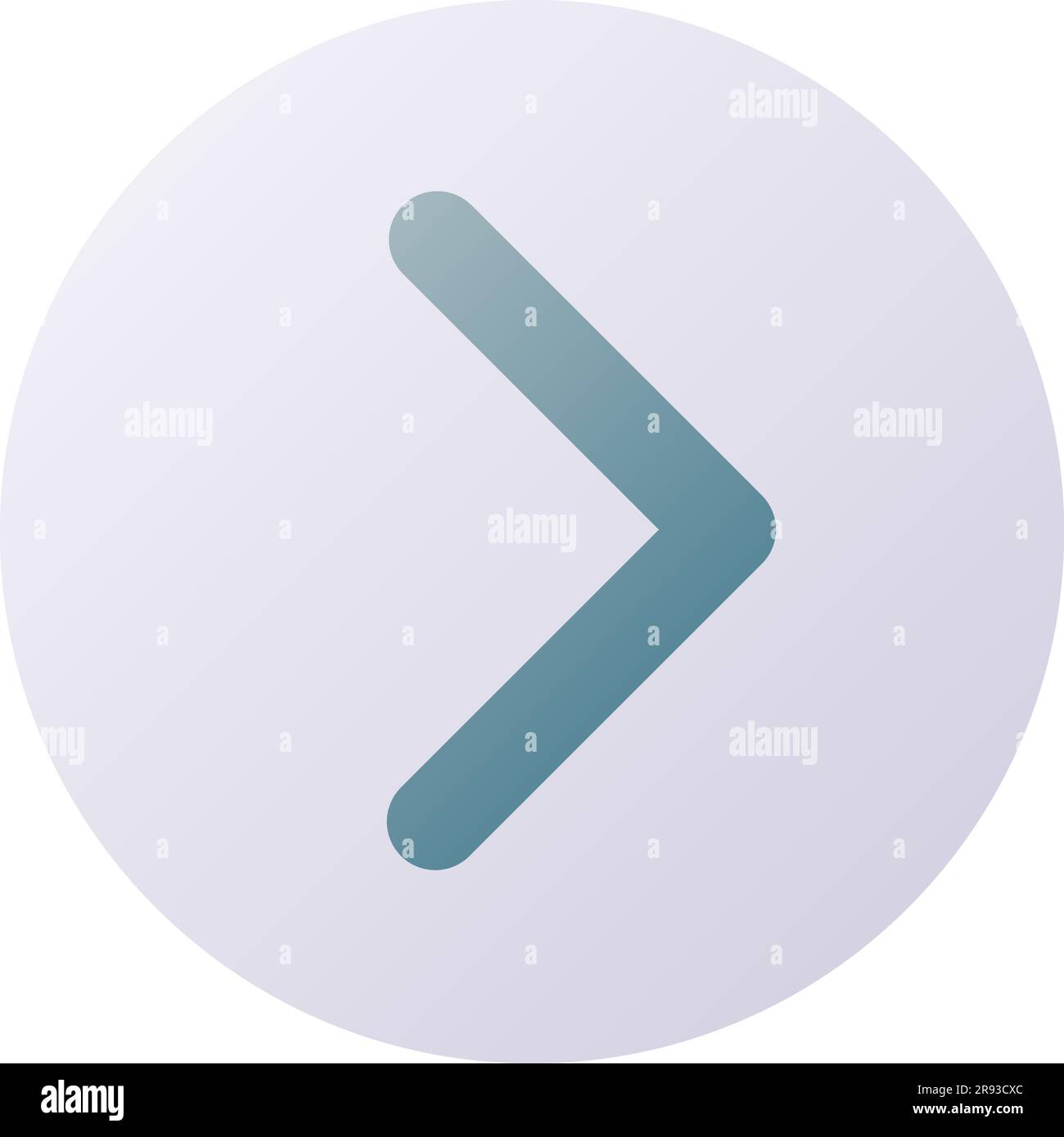 Right direction pointer pixel perfect flat gradient two-color ui icon Stock Vector Image & Art ...