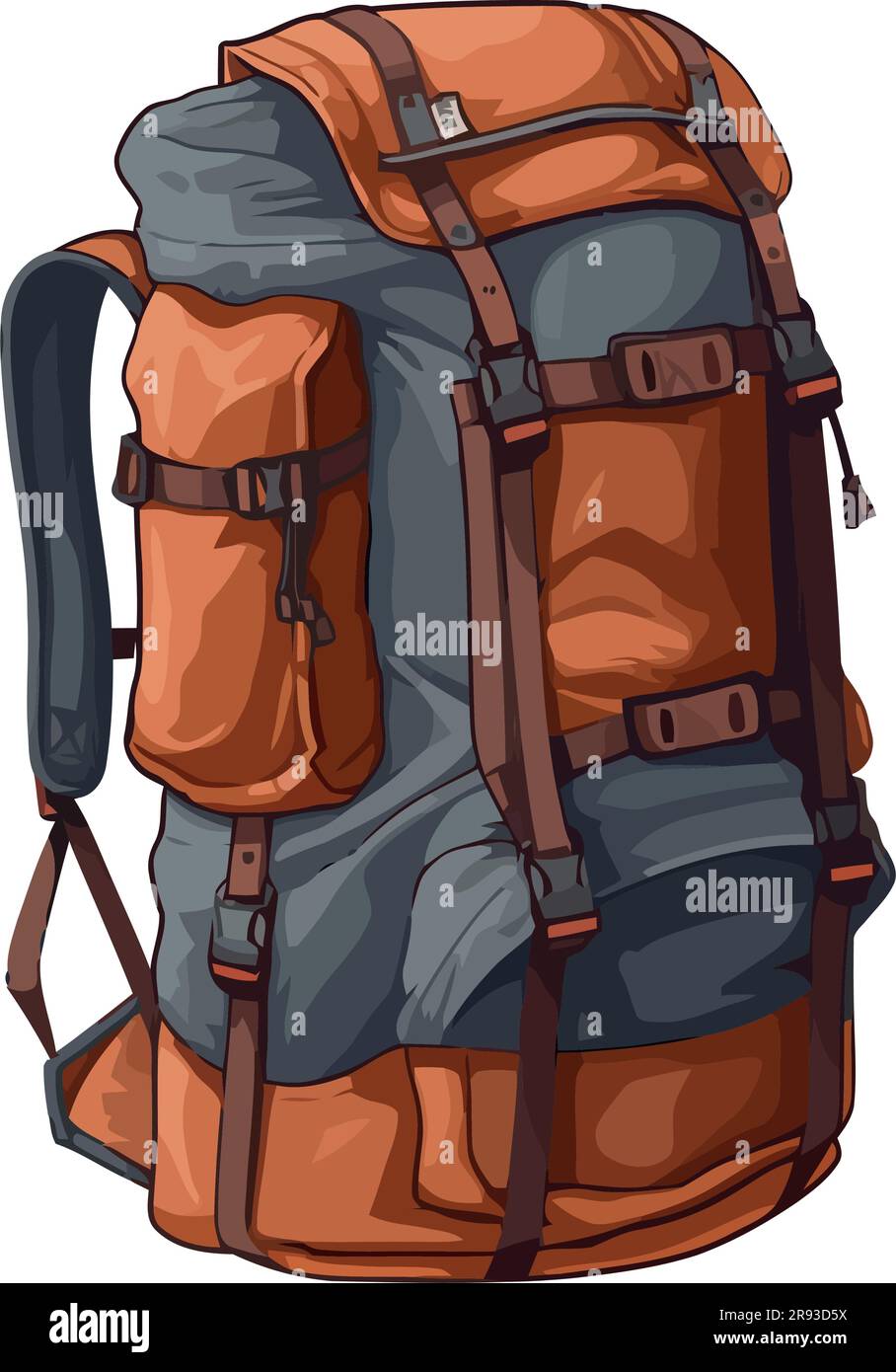 Over mountain trail Stock Vector Images - Alamy