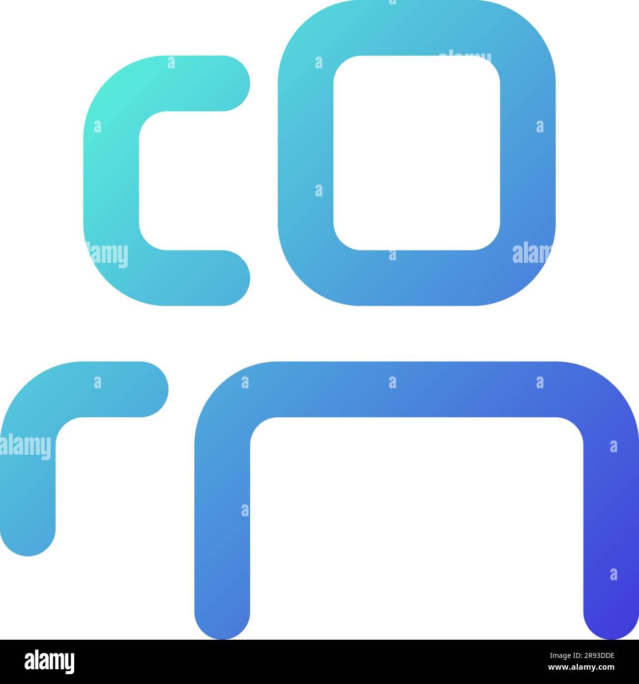 Social network group pixel perfect gradient linear ui icon Stock Vector Image & Art - Alamy