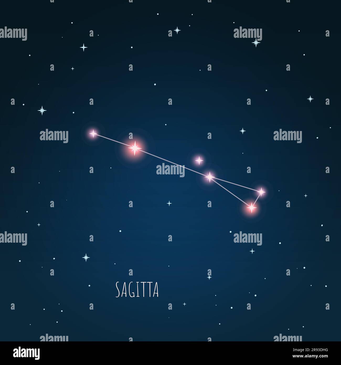 Sagitta constellation hi-res stock photography and images - Alamy