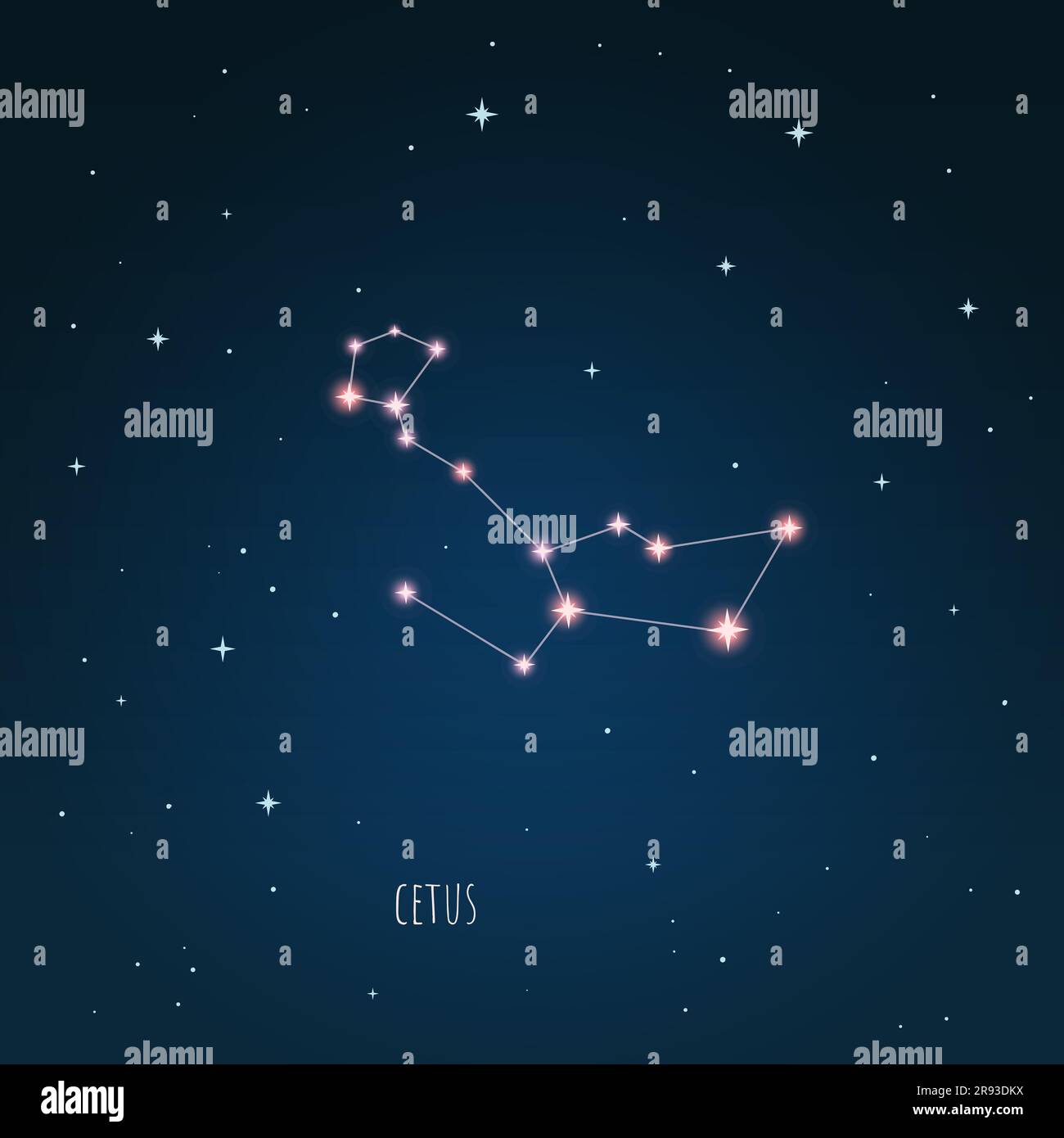 Cetus constellation hi-res stock photography and images - Alamy