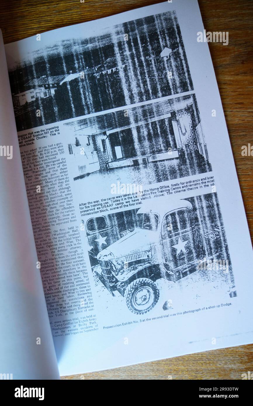 Picture shows a page from a copy of a magazine outlining the Battle of ...