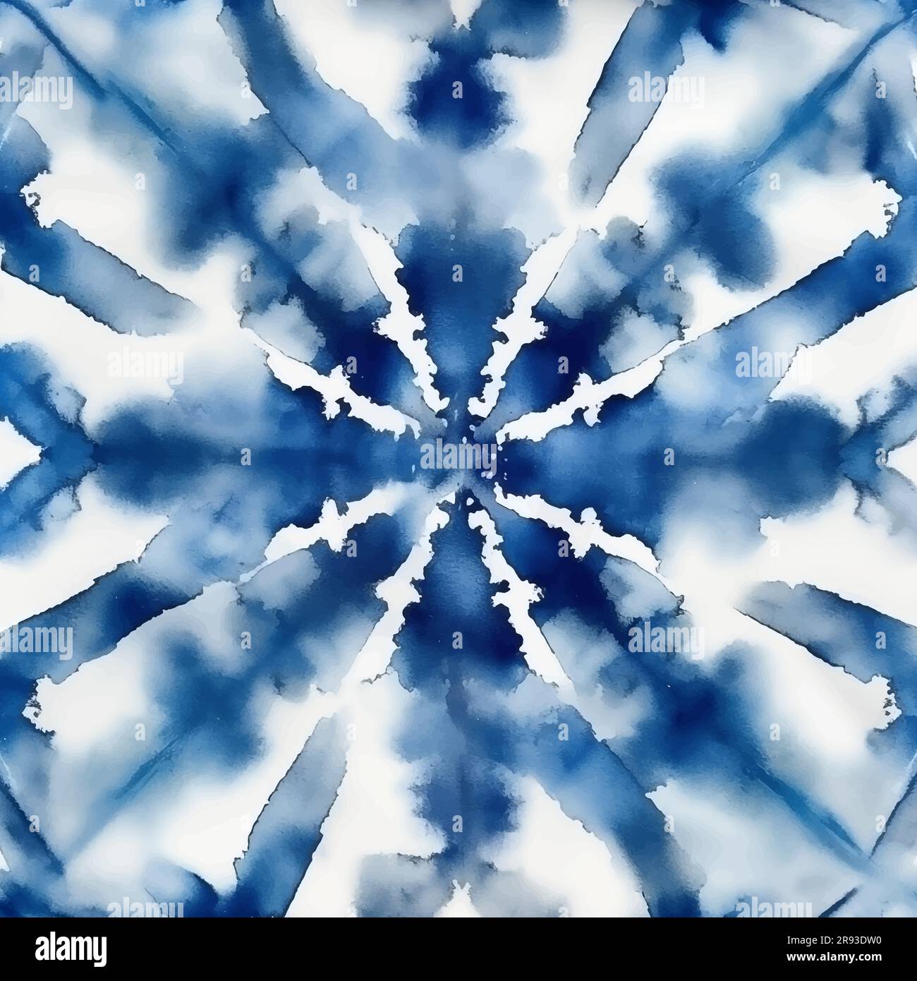 Abstract background with a Shibori style painted design Stock Vector ...