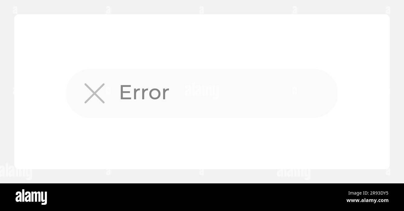 Error notification UI element template Stock Vector Image & Art - Alamy Error notification UI element template Stock Vector Image & Art - Alamy