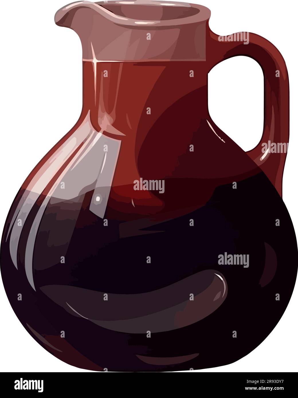 Wine jar design over white Stock Vector Image & Art - Alamy