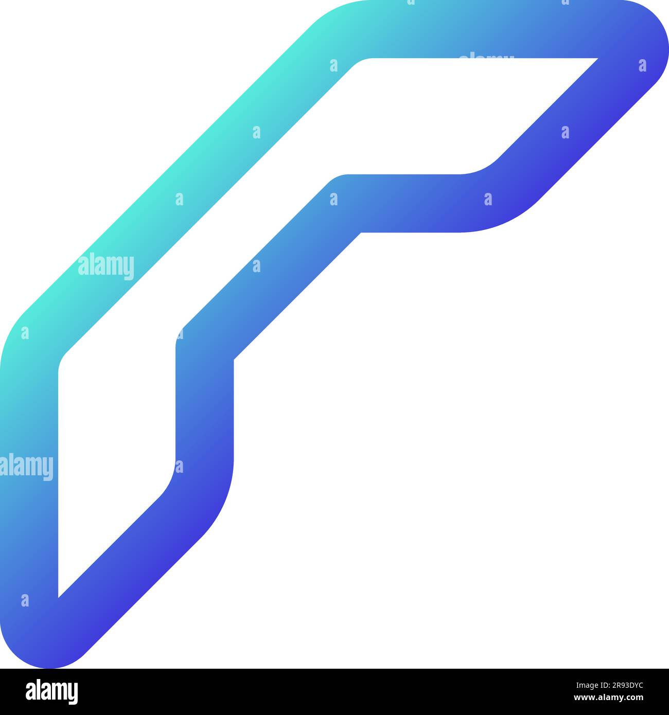 Call Ended Pixel Perfect Gradient Linear Ui Icon Stock Vector Image