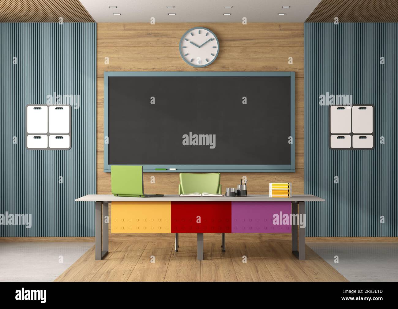 Contemporary classroom colorful wall floor hi-res stock photography and ...